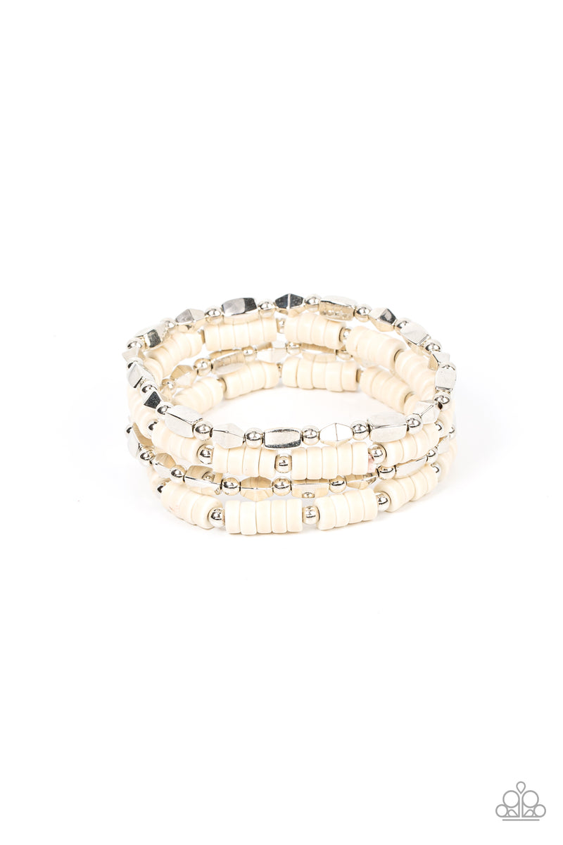 Anasazi Apothecary - White ~ Paparazzi Bracelet | Glitzy Gals $5 Bling – Glitzygals5dollarbling ...