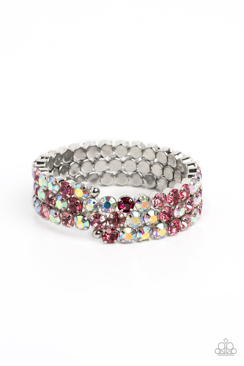 Iridescent Incantation - Pink ~ Paparazzi Bracelet | Glitzy Gals $5 Bling ...