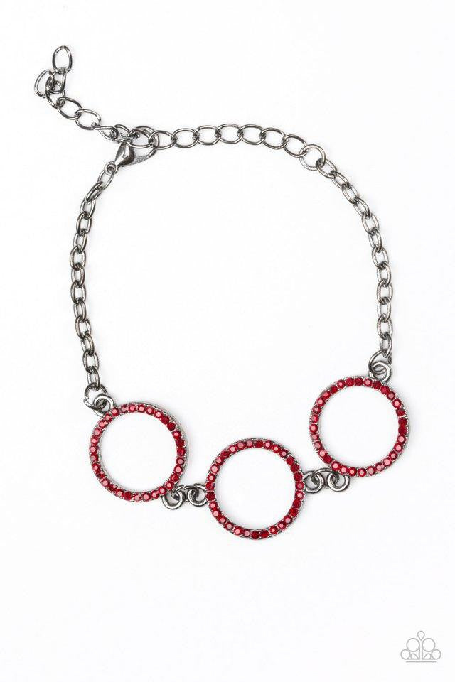 Paparazzi Bracelet ~ Dress The Part - Red – Glitzygals5dollarbling ...